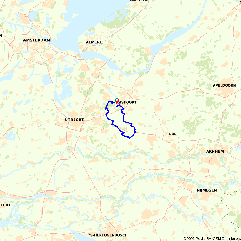 Tour of Woudenberg and Utrechtse Heuvelrug - Amersfoort - Cycling route ...
