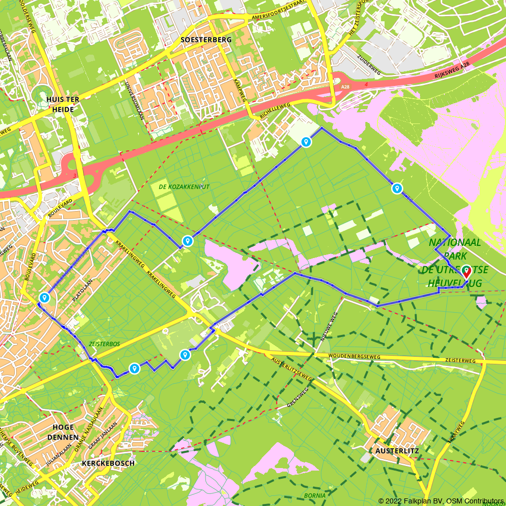 Rundes Zeist - Veenendaal - Wanderung | Route.nl