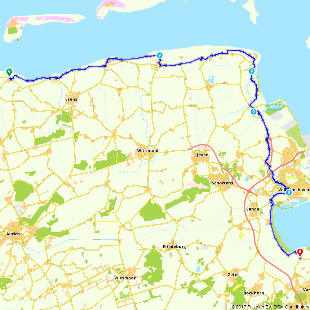 DornumersielDangast - Dornum - Fietsroute | Route.nl
