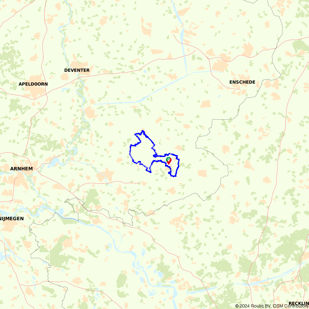 Tour of Heikamp, Ruurlo and Lichtenvoorde - Oost Gelre - Cycling route ...