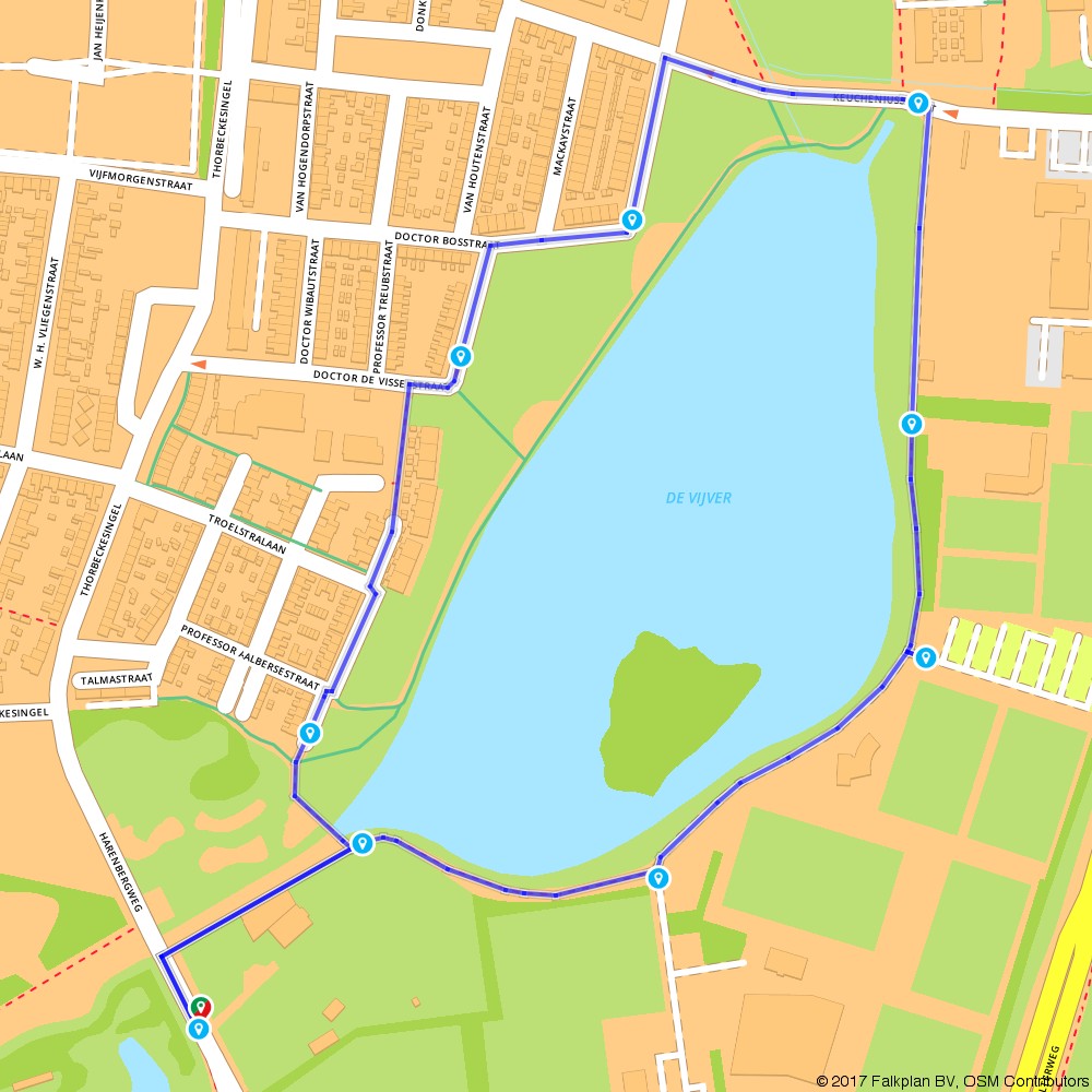 Round pond Zutphen - Zutphen - Hiking route | Route.nl
