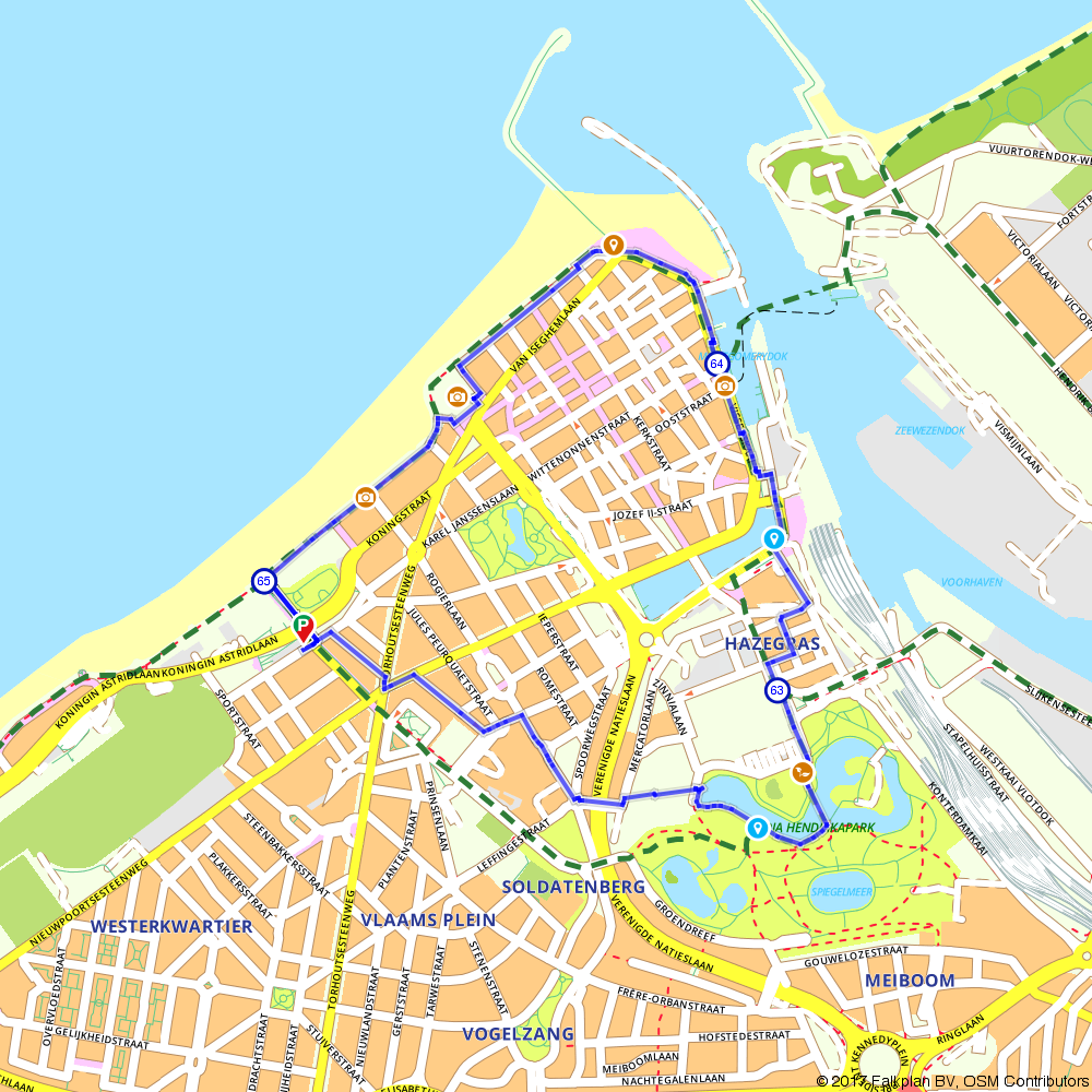 Zee van Smaak stadswandeling in Oostende - Oostende - Wandelroute ...