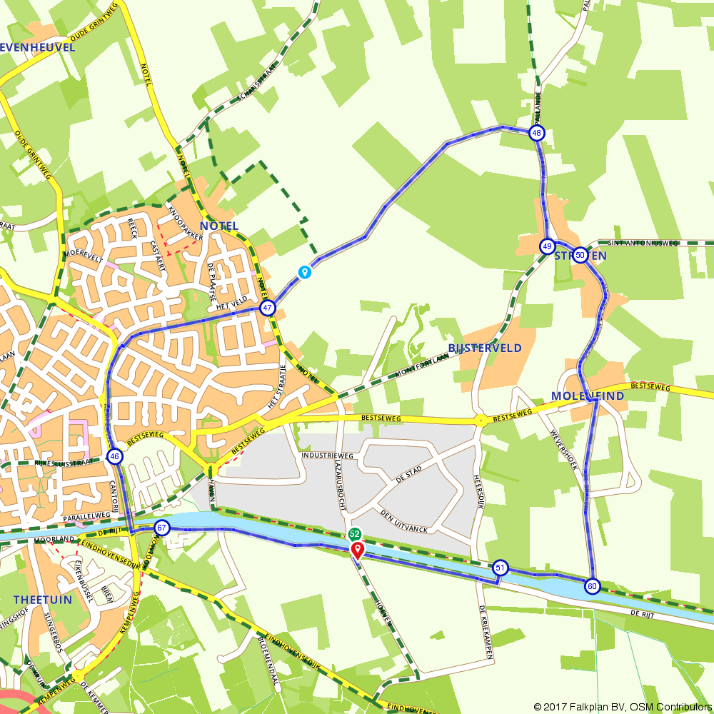 Oirschot - Oirschot - Hiking route | Route.nl