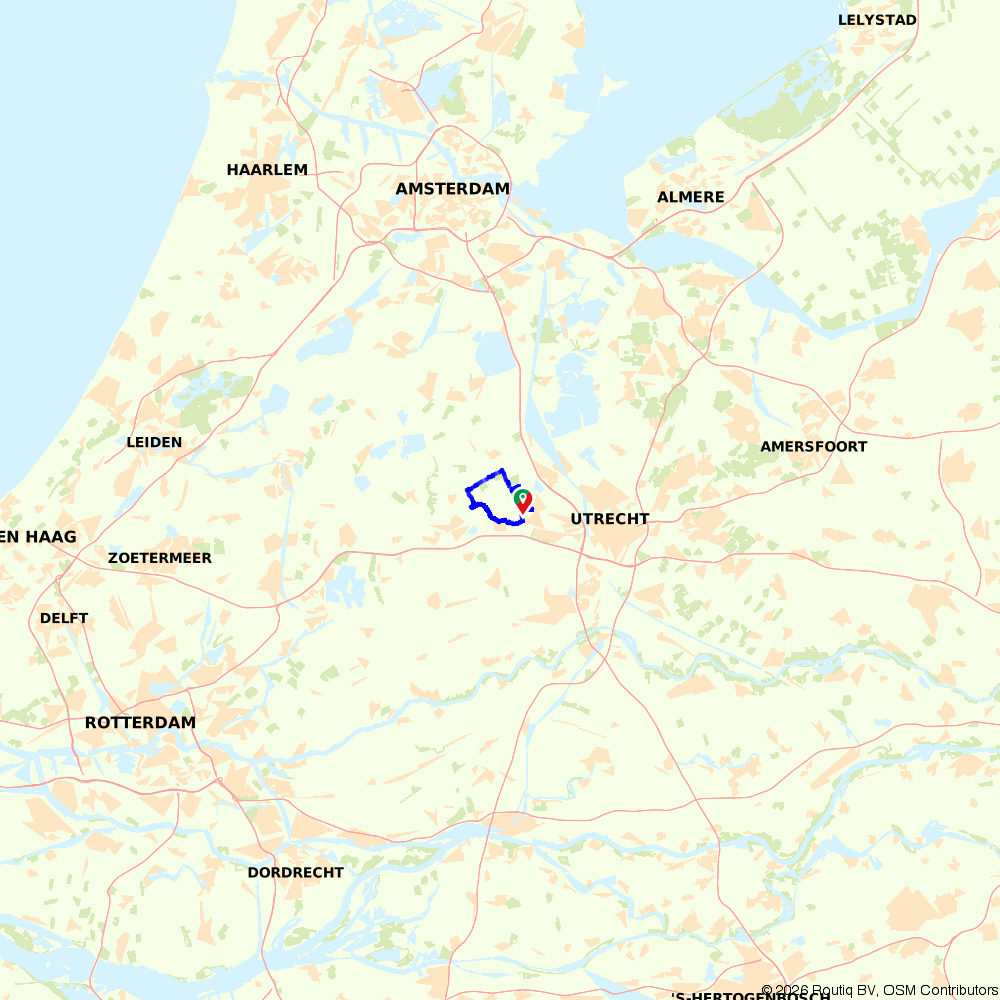 Van De Meern naar Haarzuilens en Harmelen - Utrecht - Fietsroute | Route.nl