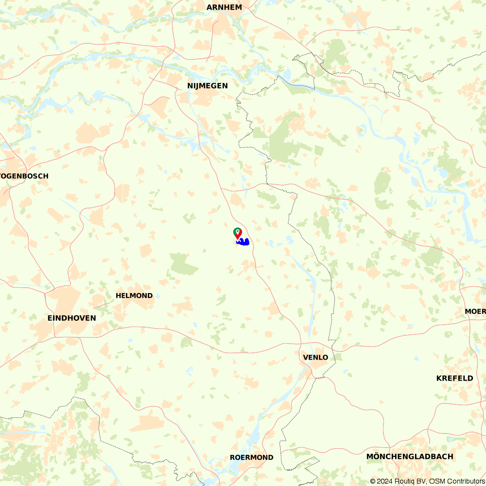 Walking through the Overloon Dunes - Boxmeer - Hiking route | Route.nl