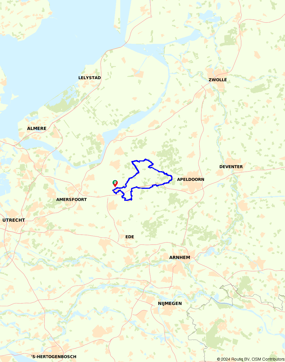 The Veluwe forests and the Aardhuis - Barneveld - Cycling route | Route.nl