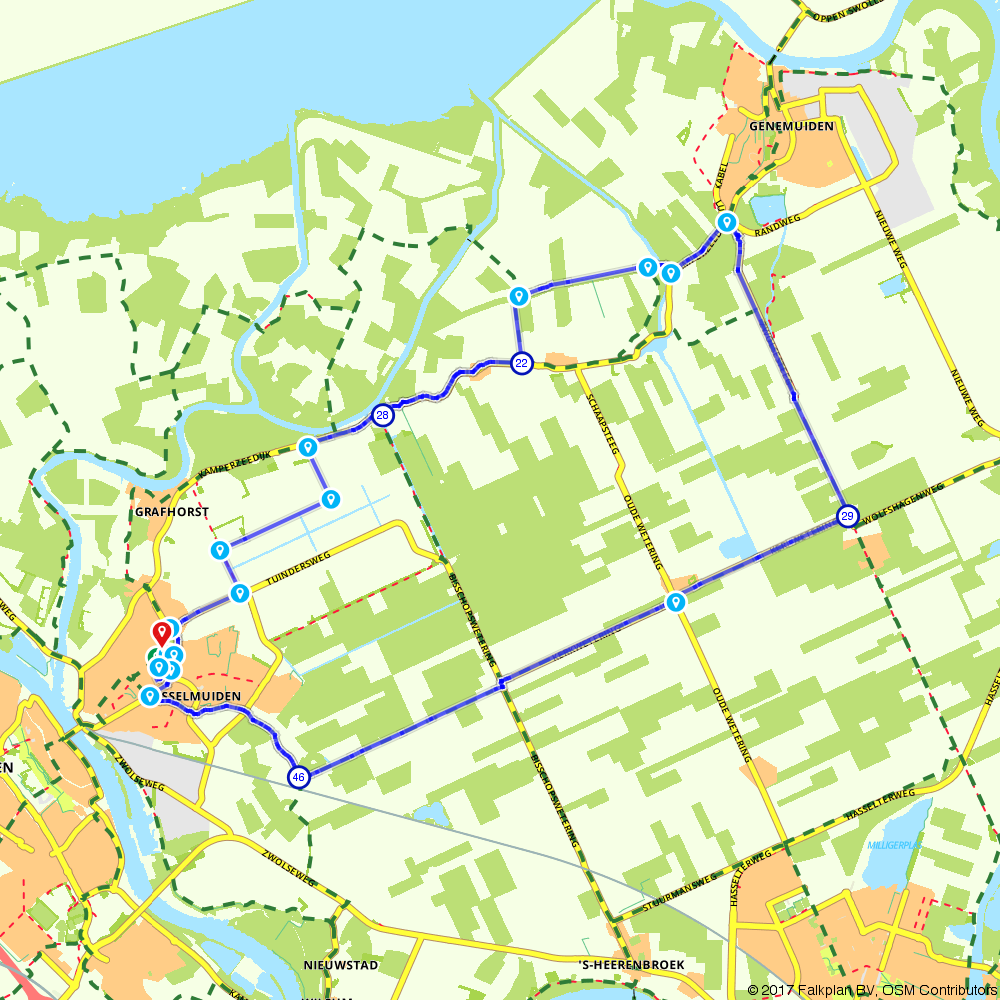 572301 Route IJsselmuiden - Genemuiden