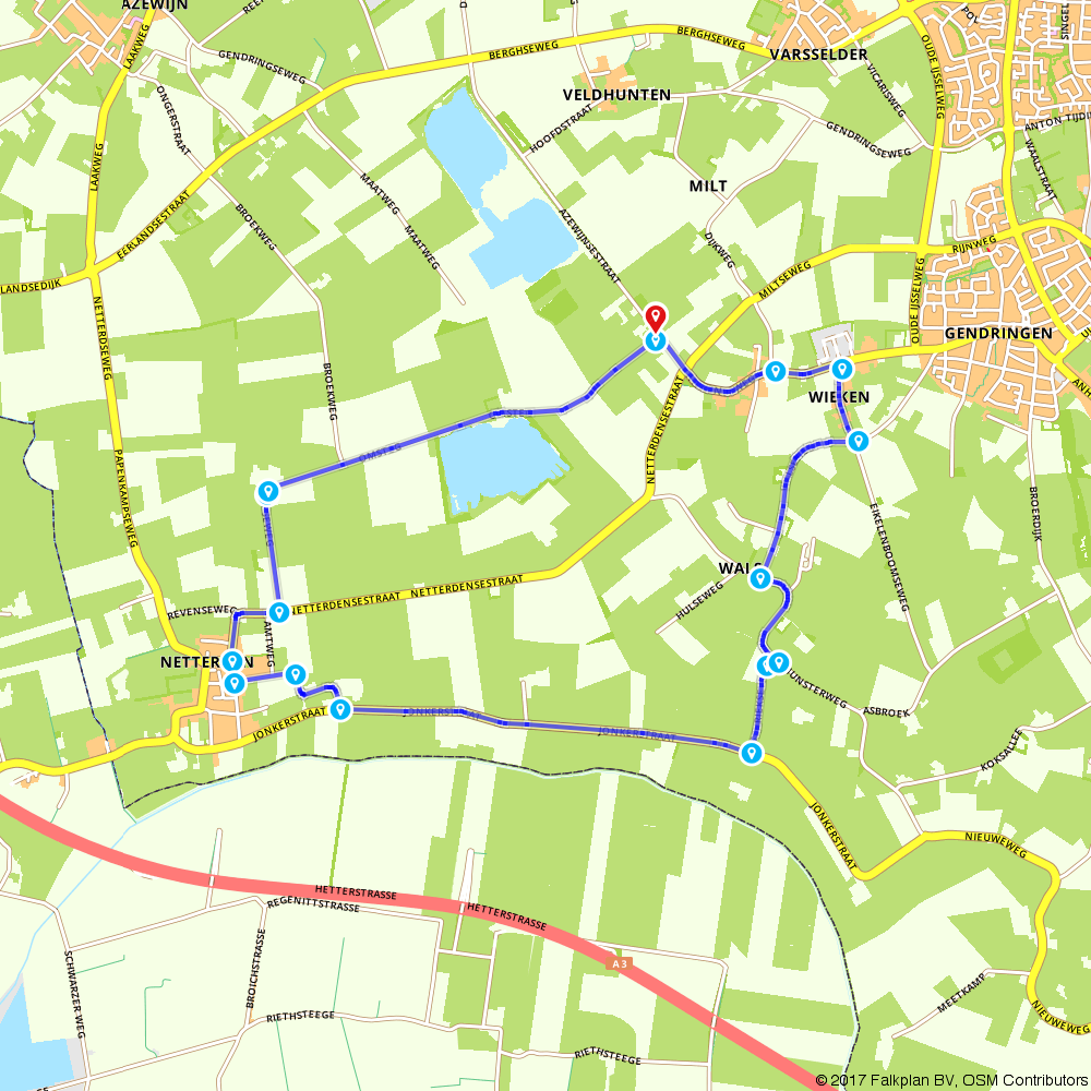 Routiq - 580940 Route via Netterden