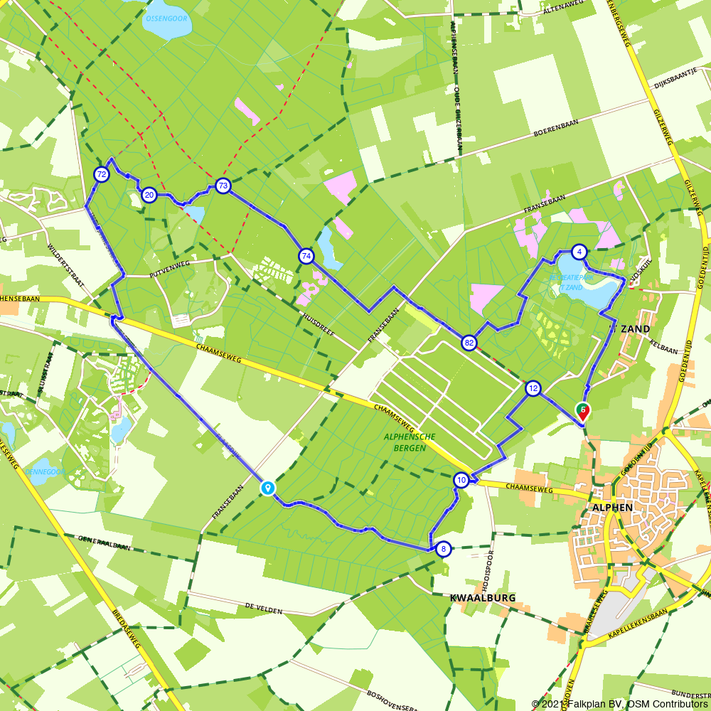 Roaming through the forests of Alphen and Chaam - Alphen-Chaam - Hiking ...