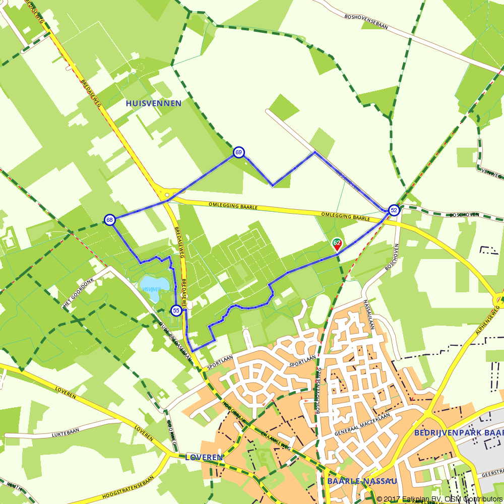 Walk around Hannebroek - Baarle-Nassau - Hiking route | Route.nl