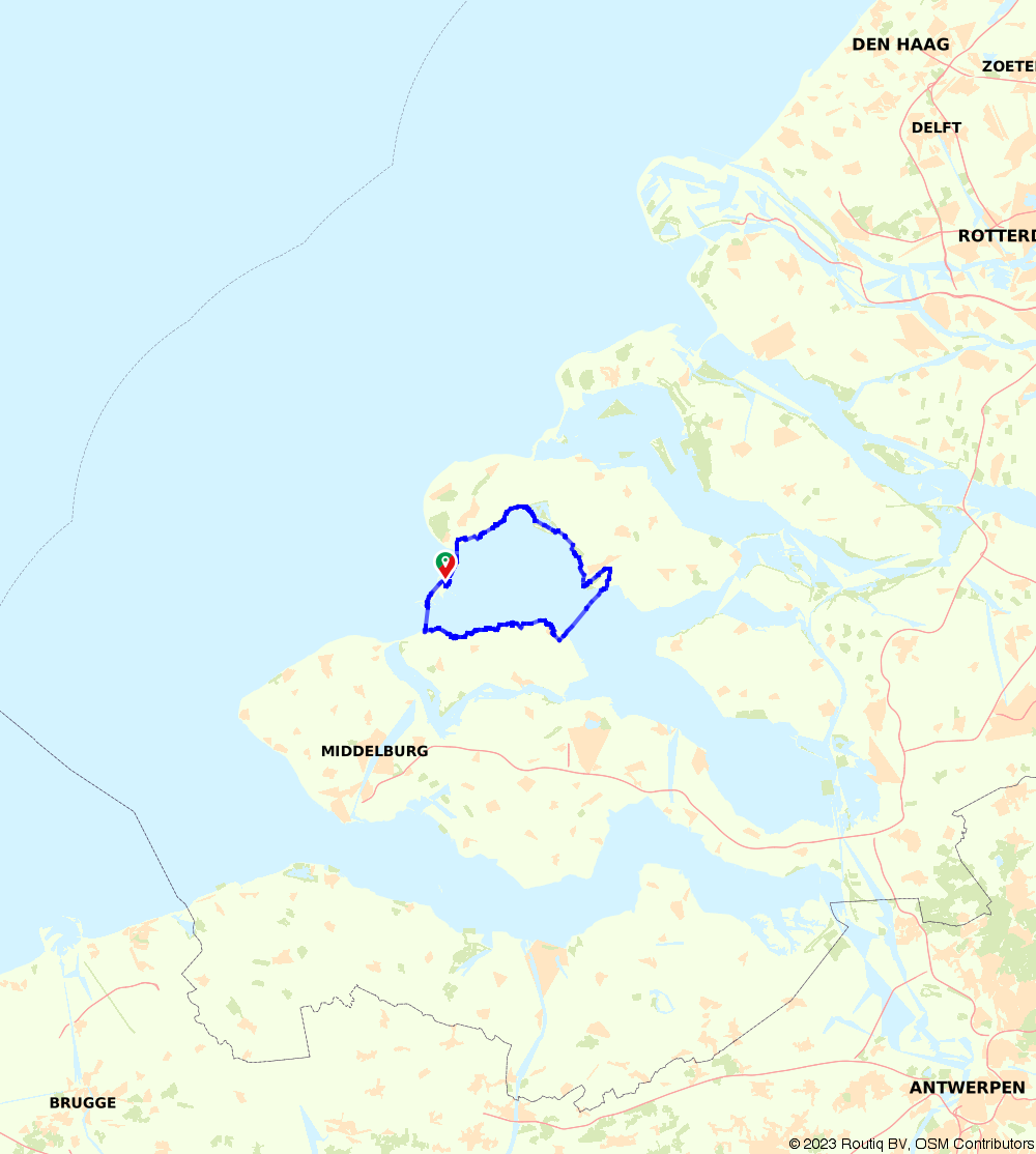Tour of the Zeeland Bridge and Oosterscheldekering - Veere - Cycling ...