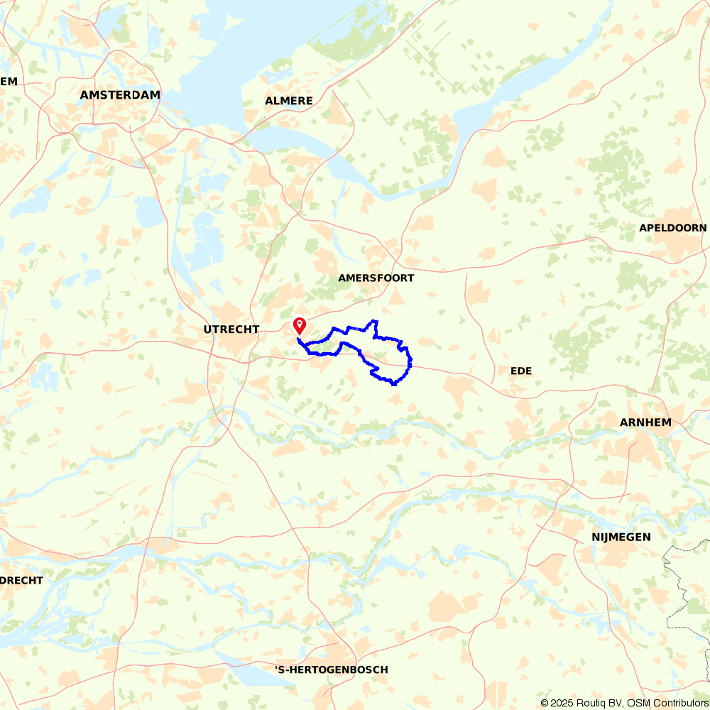 Utrecht Hill Ridge - Zeist - Cycling route | Route.nl