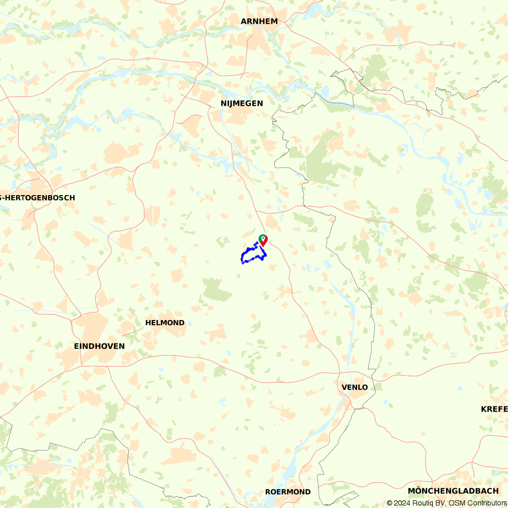 594706 Walking in the outskirts of Stevensbeek