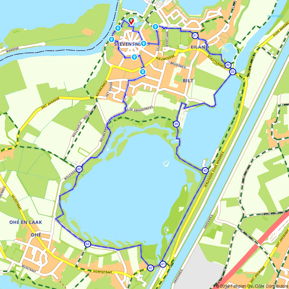 Walking through Stevensweert and along the Molenplas - Maasgouw ...