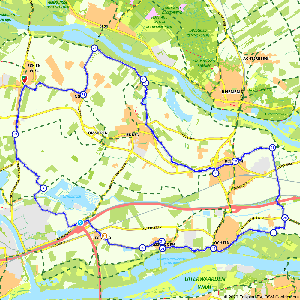 A day through the Betuwe - Buren - Cycling route | Route.nl