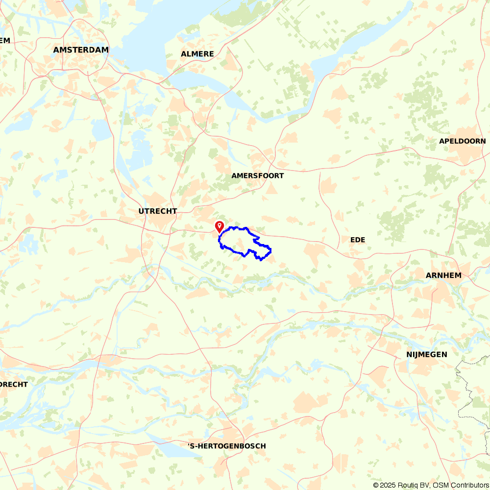 Route through Driebergen-Rijsenburg - Utrechtse Heuvelrug - Cycling ...