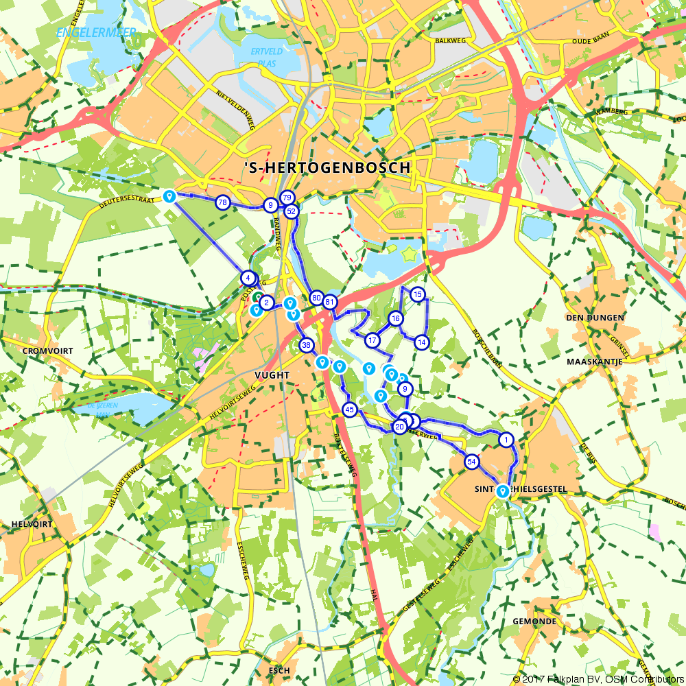 602888 Tour of Vught, Den Bosch, Halder, Sint-Michielsgestel, Vught