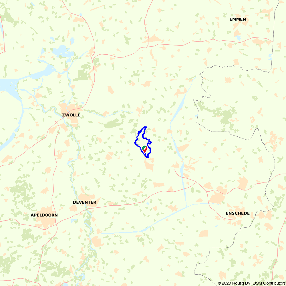 langs de regge - Hellendoorn - Fietsroute | Route.nl