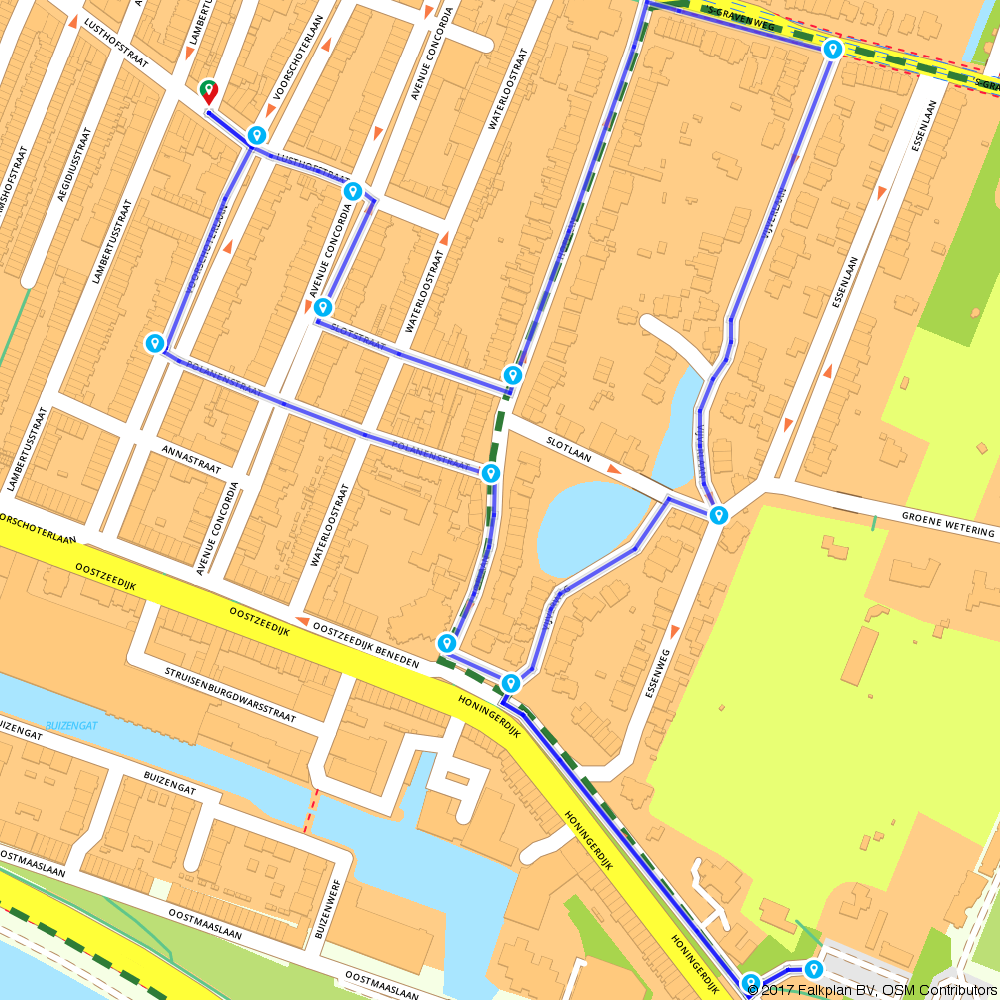 Old Kralingen - Rotterdam - Hiking route | Route.nl