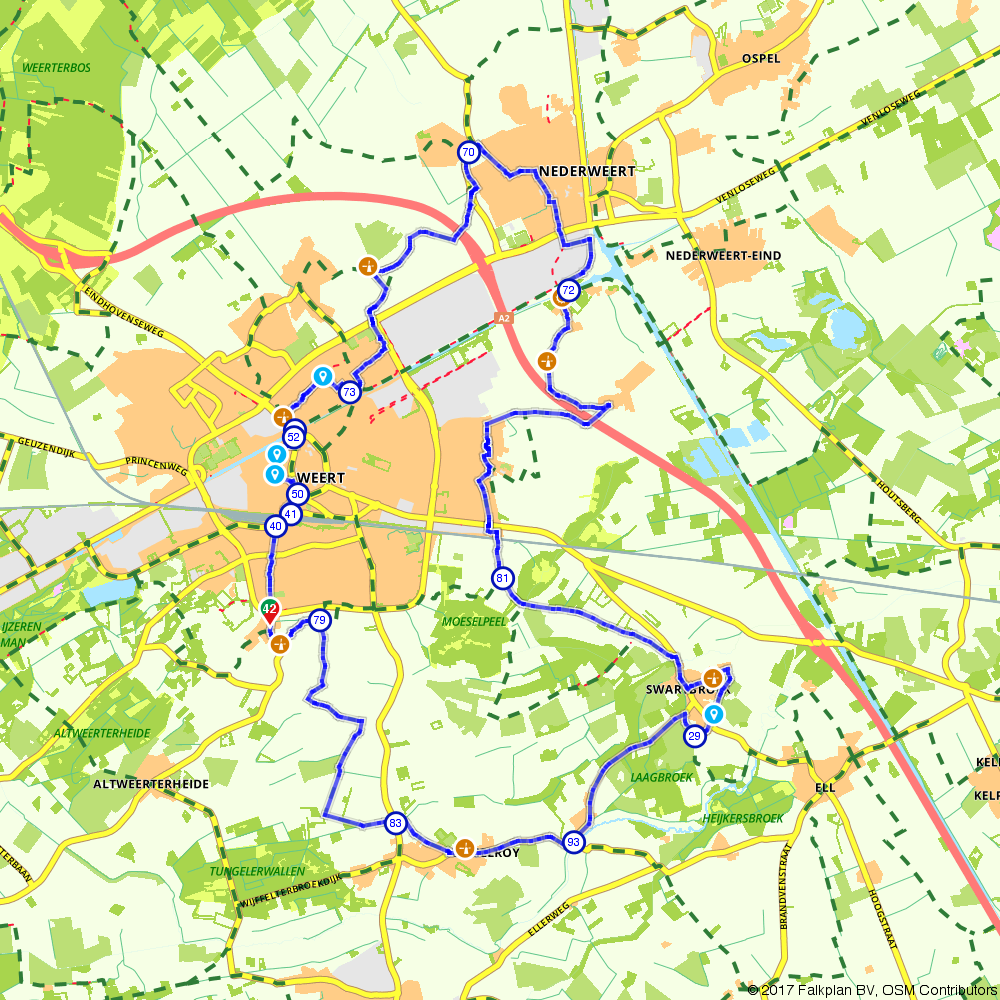 609491 Mill network Kempenbroek Windmill route around Weert