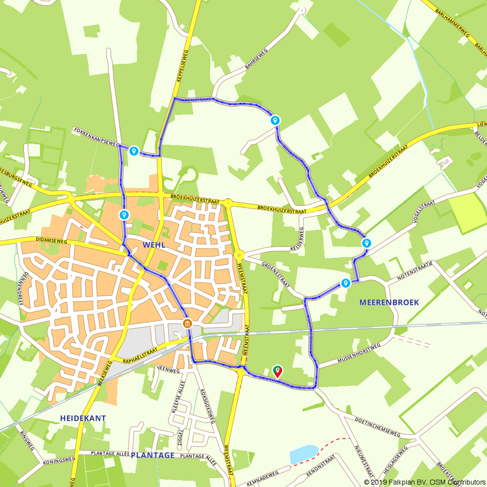 Walking through Wehl - Doetinchem - Hiking route | Route.nl