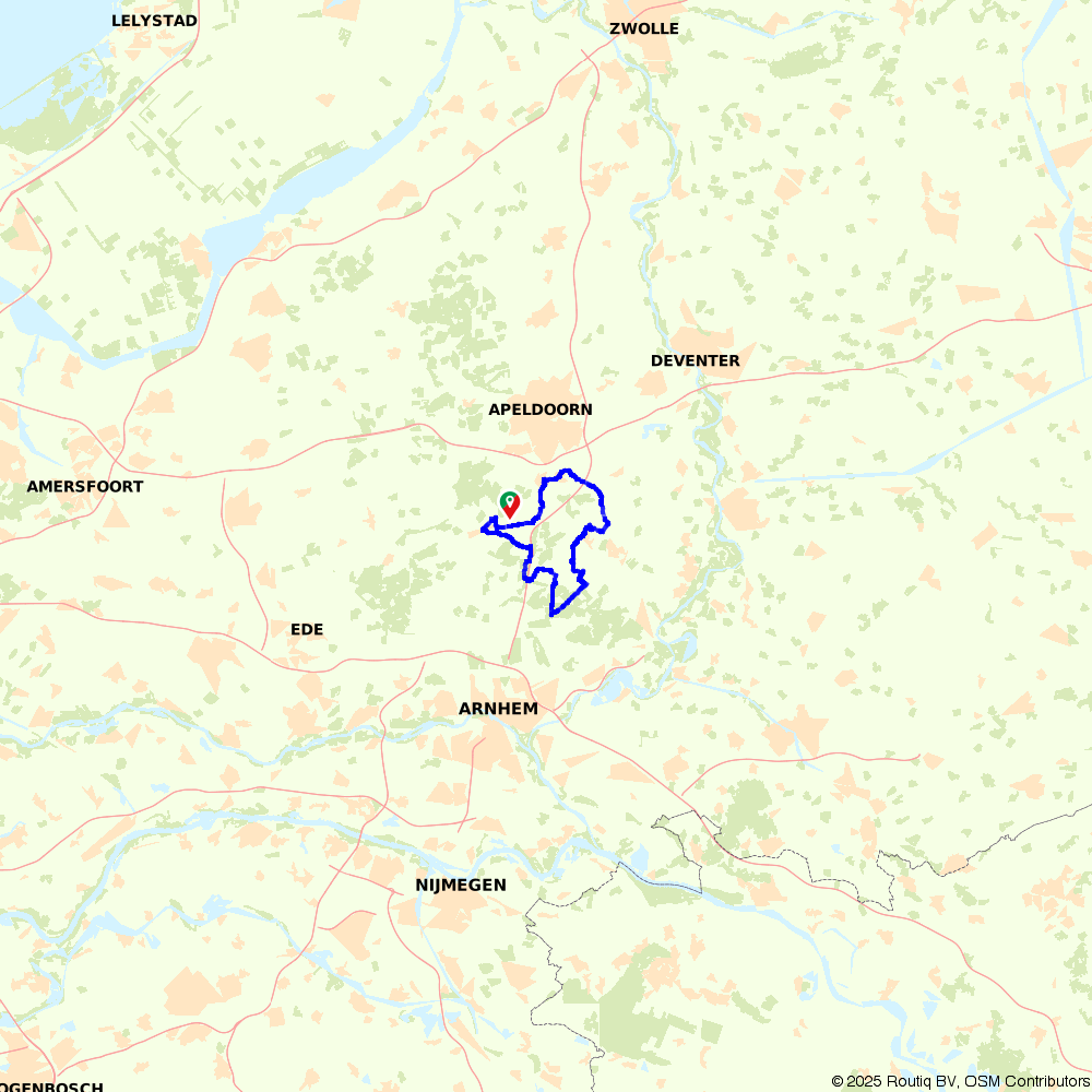 Tour of Beekbergen, Loenen and Veluwe - Apeldoorn - Cycling route ...