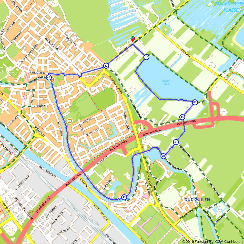Along the Vecht to Maarssen - Stichtse Vecht - Hiking route | Route.nl