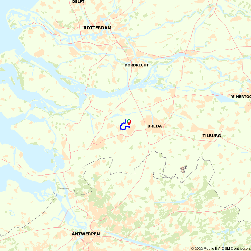 Tour of Etten-Leur - outer area of Hoeven - Etten-Leur - Hiking route ...
