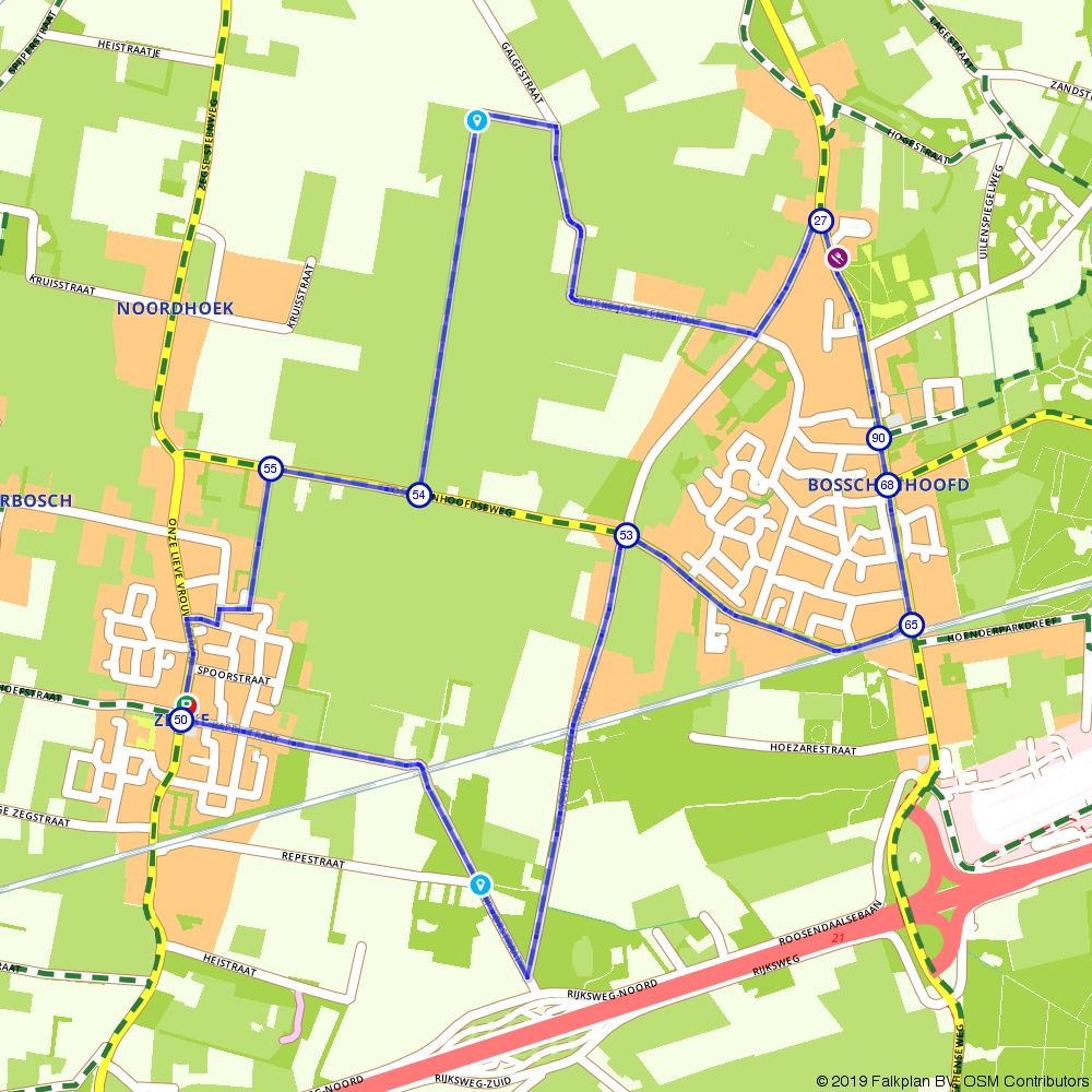 Special stories: Bosschenhoofd and Zegge - Rucphen - Hiking route ...