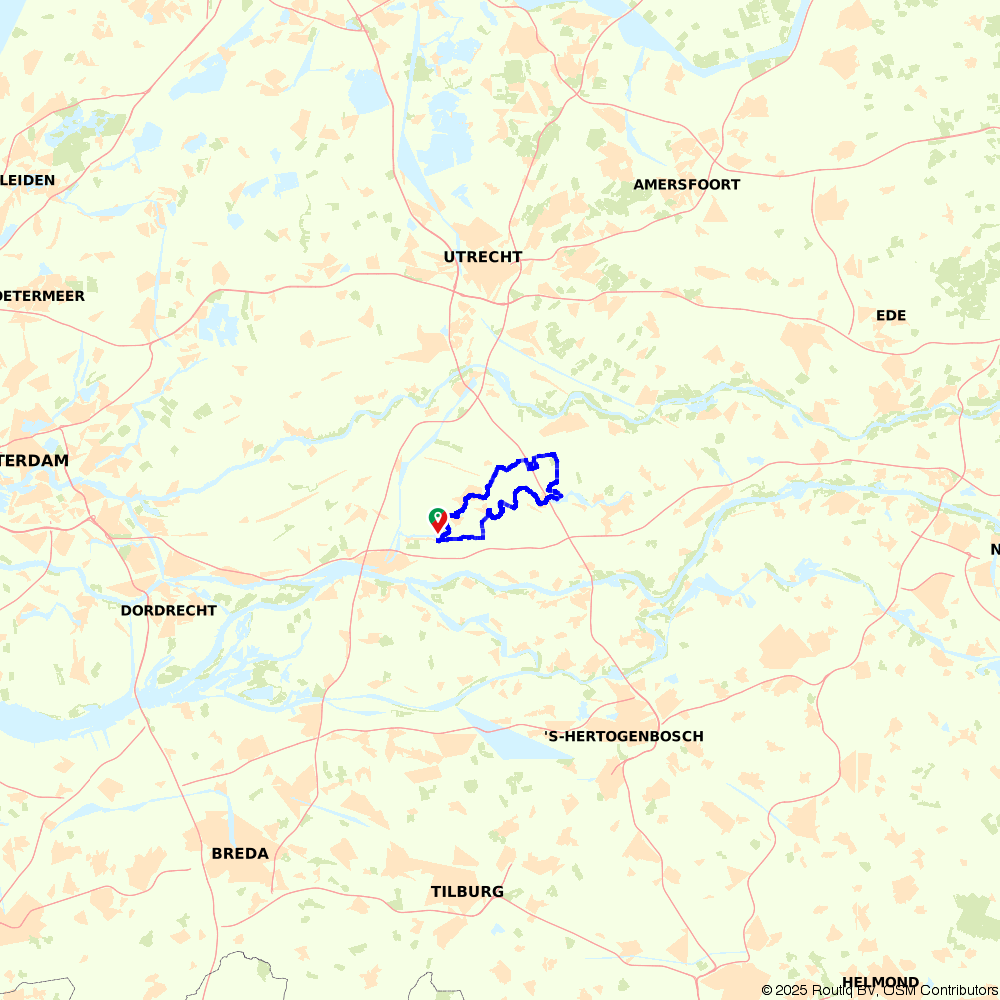 Cycling through Leerdam and Beesd - West Betuwe - Cycling route | Route.nl