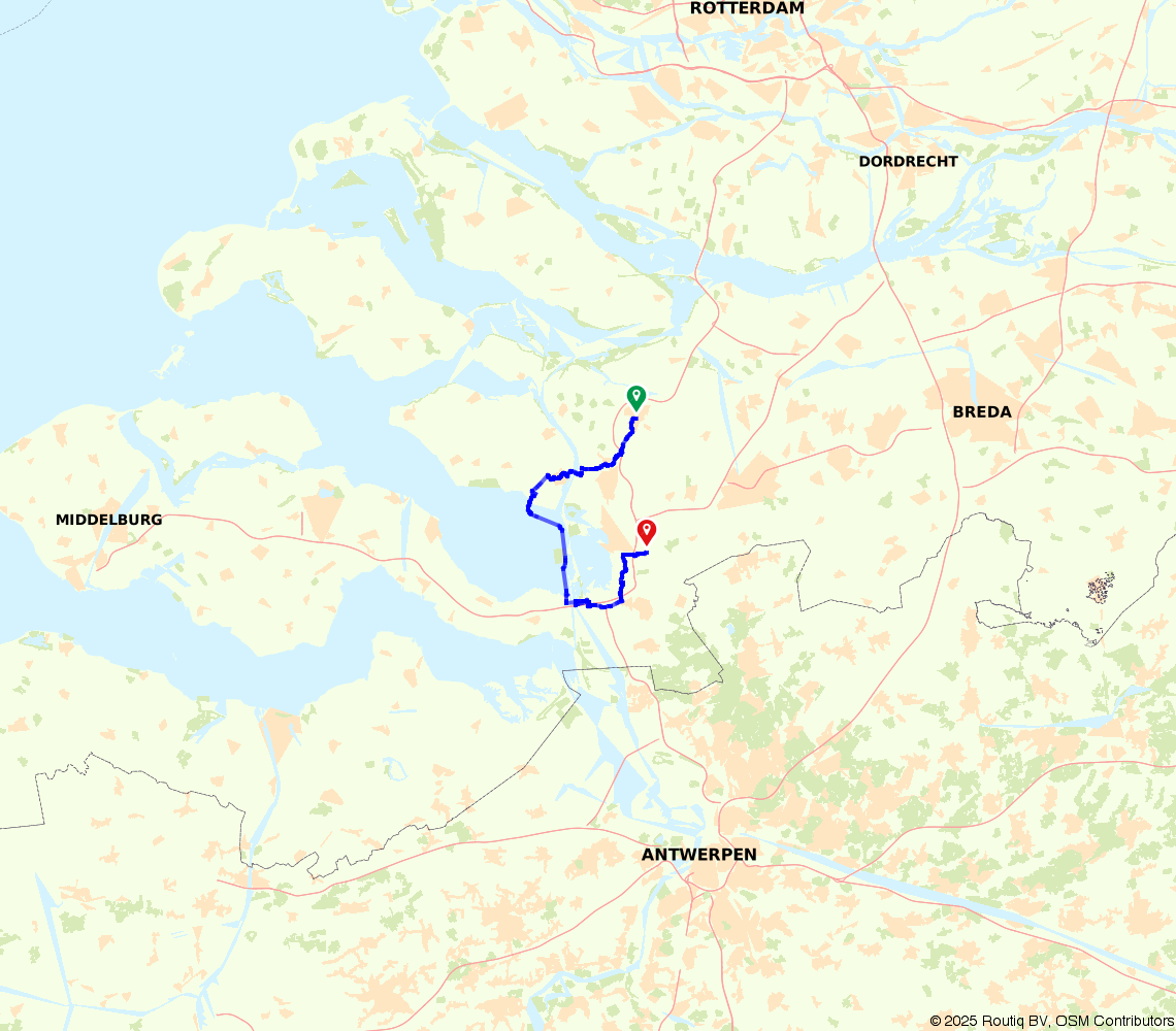 Tour of Oesterdam (determine your own route from junction 31 ...