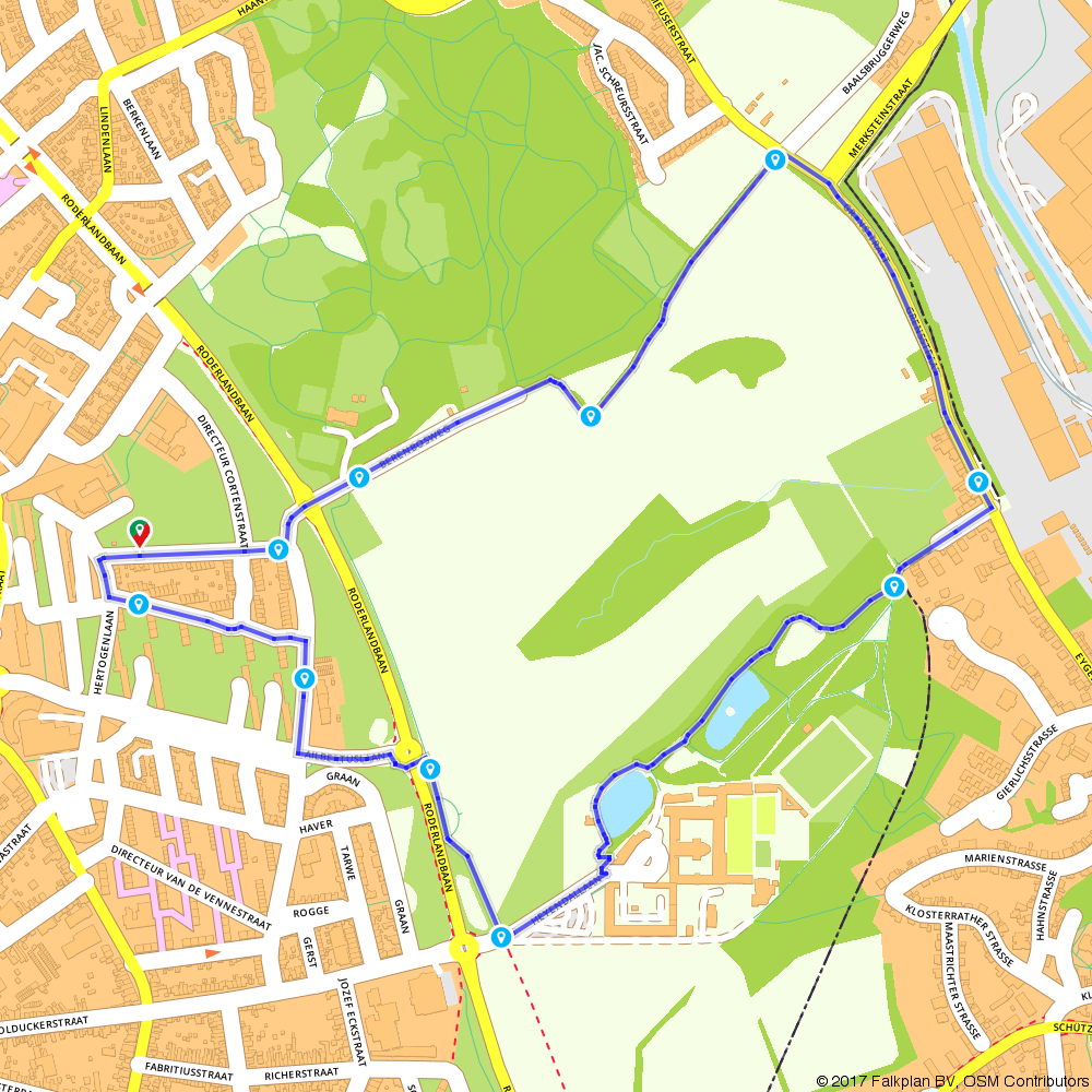 Rolduc circle 3.8 km (Kerkrade) - Kerkrade - Hiking route | Route.nl