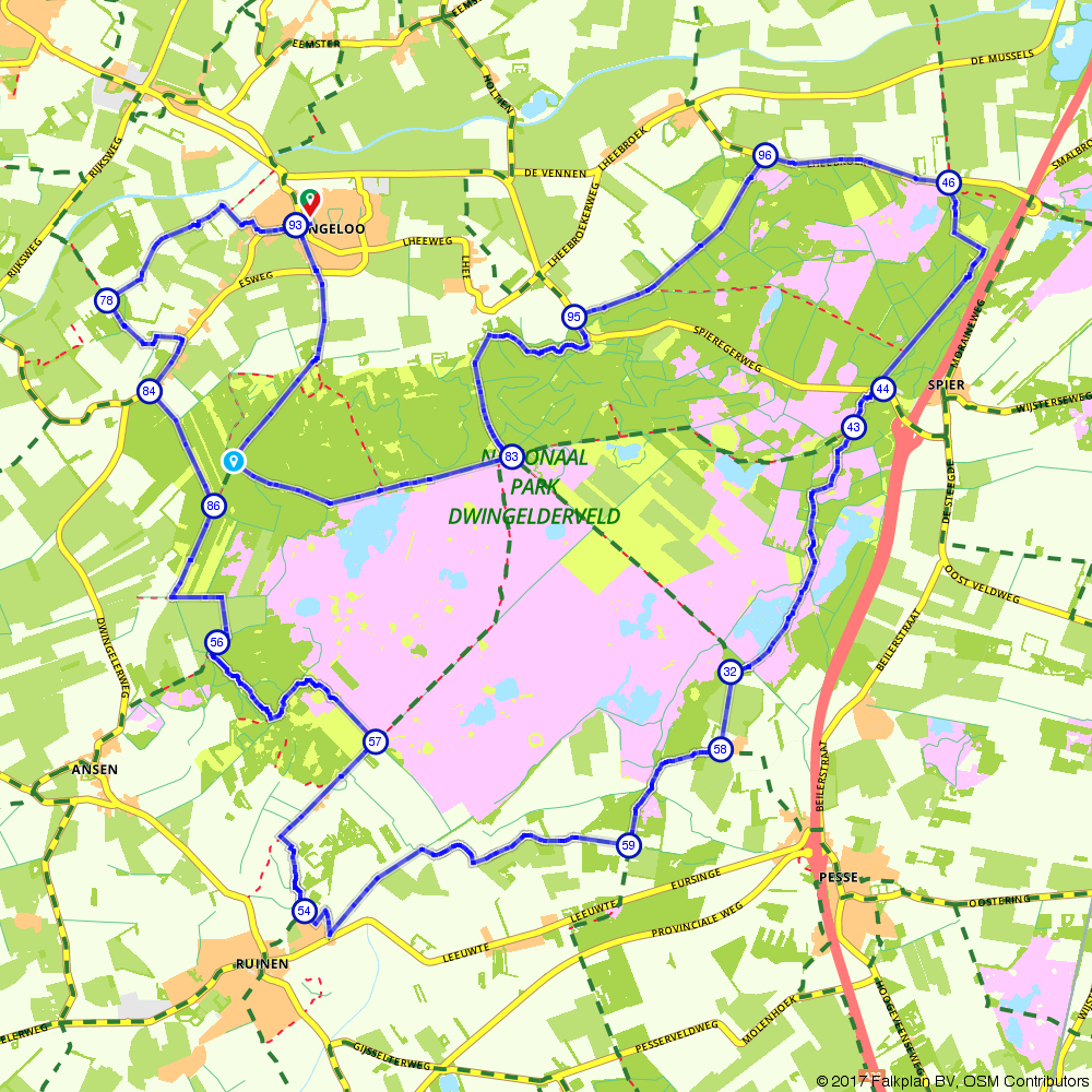 010 Start around Dwingeloërveld in Dwingeloo - Westerveld - Cycling ...