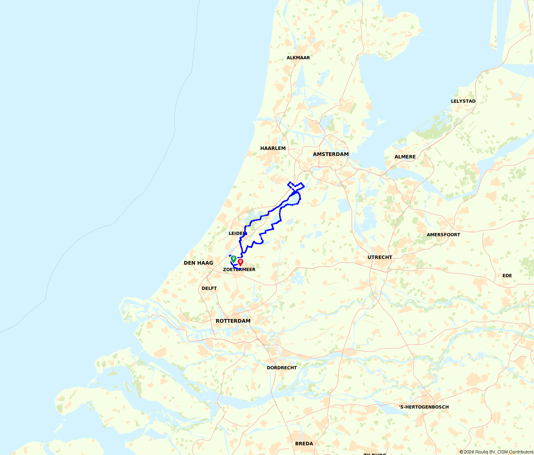 658249 Tour Zoetermeer - Schiphol