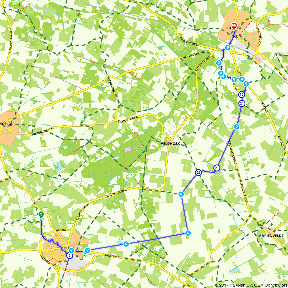 Zelhem-Ruurlo according to Rob - Bronckhorst - Cycling route | Route.nl