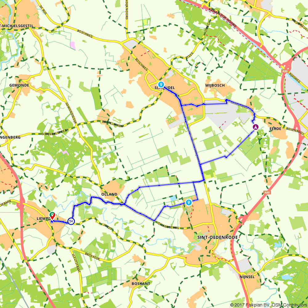 Round 13 August - Boxtel - Cycling route | Route.nl