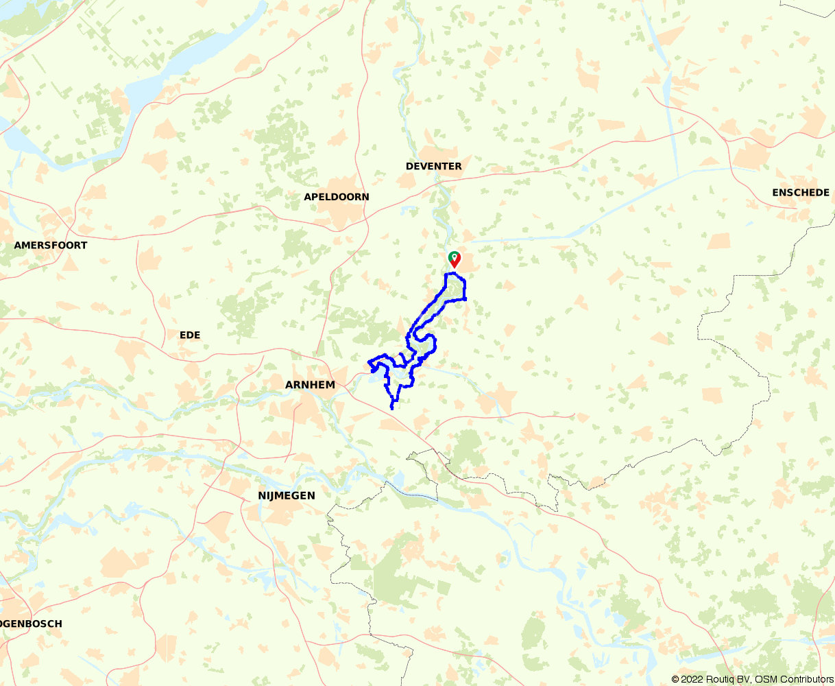 Zutphen-Doesburg-Zevenaar-Giesbeek-Rheden-Zutphen - Zutphen - Cycling ...