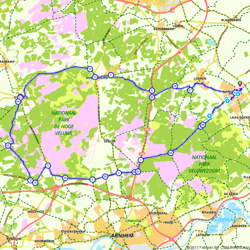 Eerbeek 61 km 6 ww - Brummen - Fietsroute | Route.nl