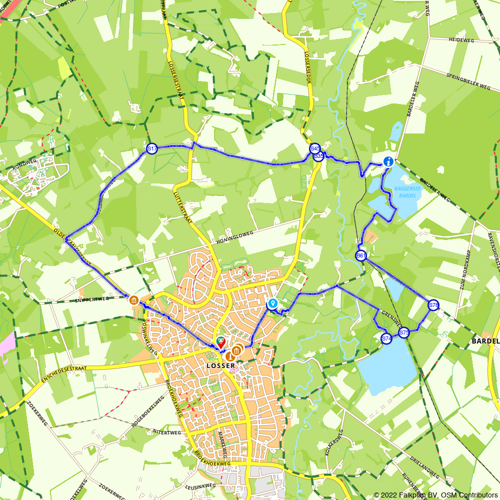 690540 On the road around the Twentse Losser