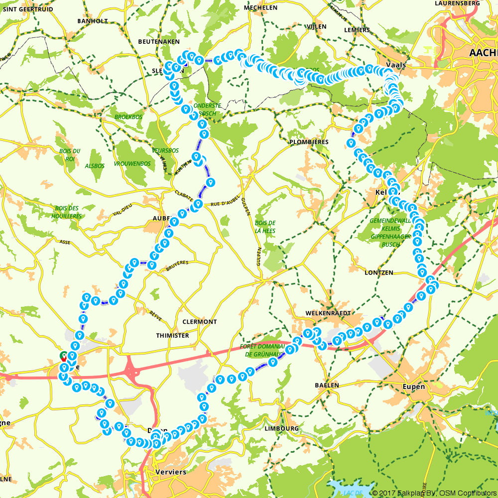 691006 Tour of Hervé three country point