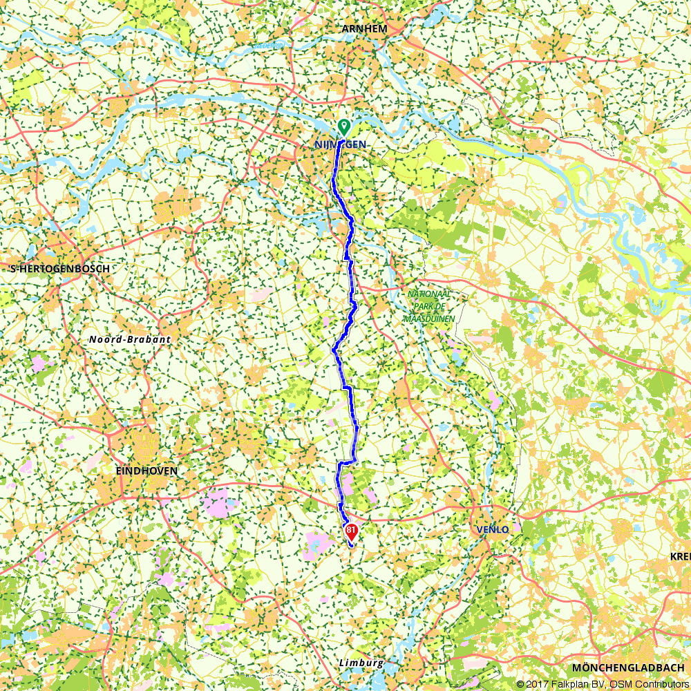 694300 Route Nijmegen-Meijel