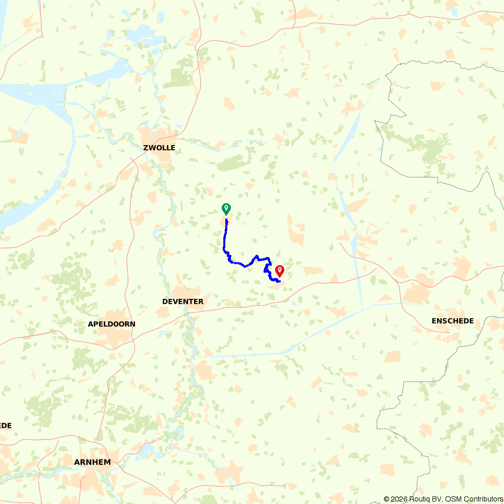 Raalte Holten - Raalte - Cycling route | Route.nl