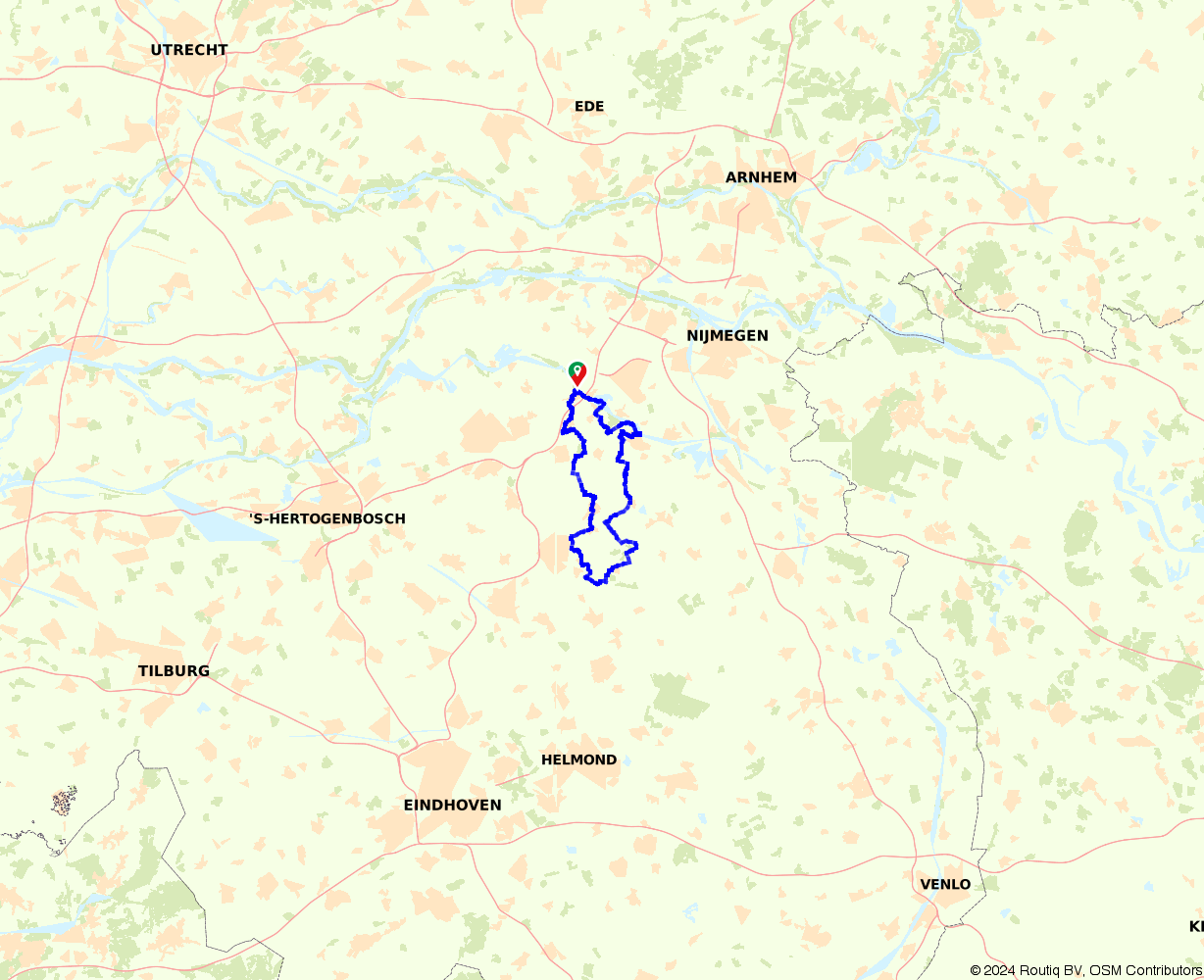 ravenstein en omgeving. - Oss - Fietsroute | Route.nl
