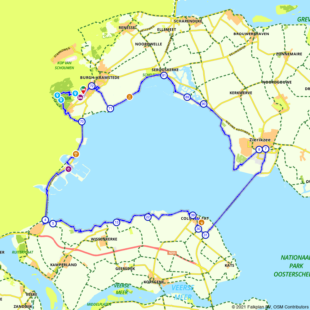 Cycling around Oosterschelde National Park - Schouwen-Duiveland ...