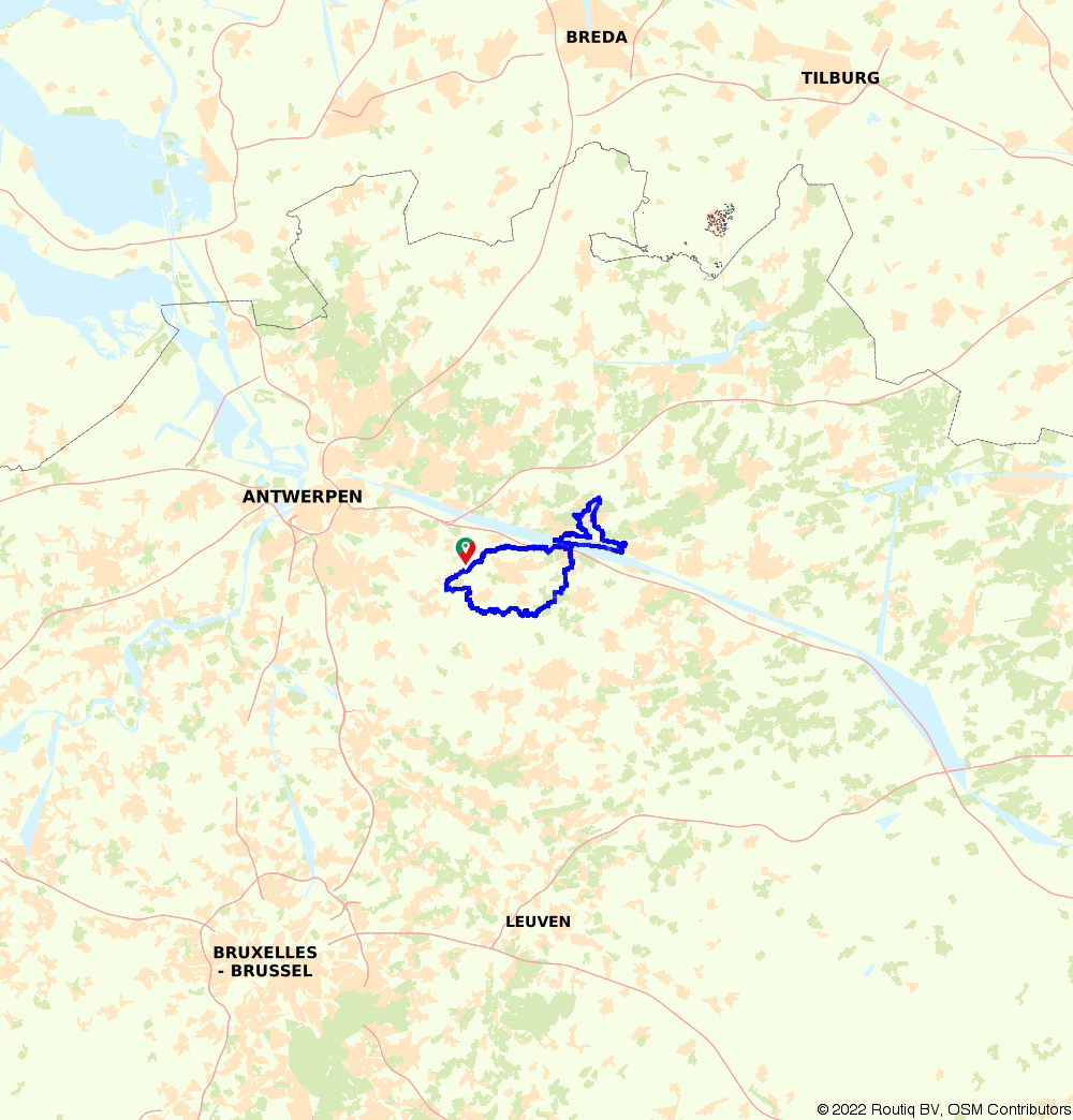 64,9 Km.Netelen rondom Grobbendonk - Ranst - Fietsroute | Route.nl