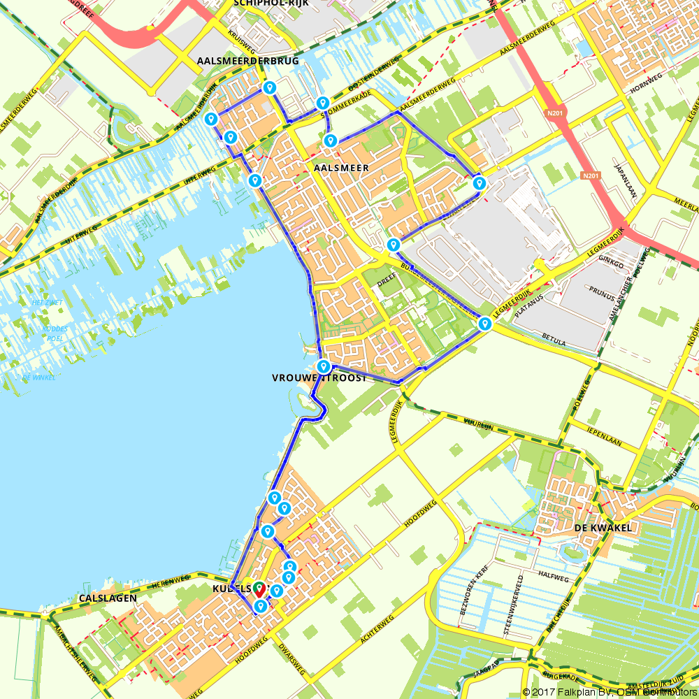 Aalsmeer - Aalsmeer - Cycling route | Route.nl