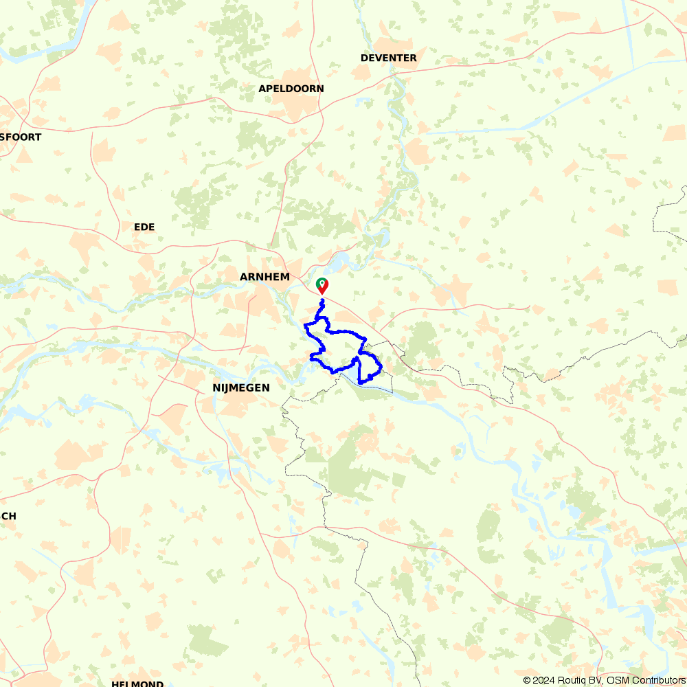 Tour of Zevenaar - Duiven - Cycling route | Route.nl