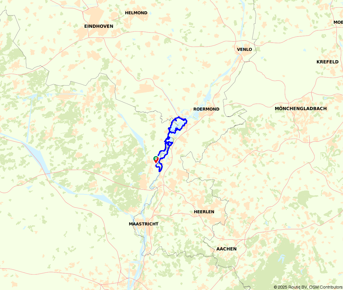 Dilsen-Stokkem (De Wissen) Maaseik Thorn - Dilsen-Stokkem - Fietsroute ...