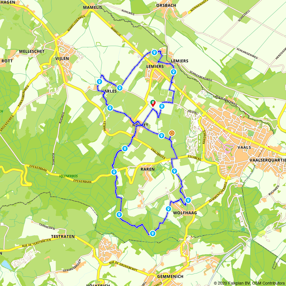 Walking through the beautiful surroundings of Vaals - Vaals - Hiking ...
