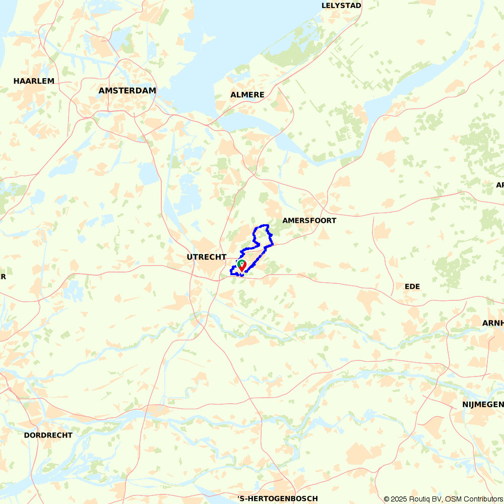 Bunnik Tour 1 - Bunnik - Cycling route | Route.nl